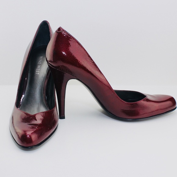 Nine West | Shoes | Ninewest Lucero Wine Colored Heels | Poshmark